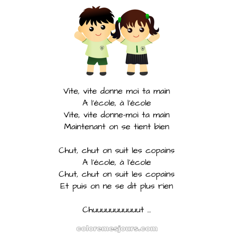 Comptines pour la rentrée maternelle | Moi et ma maison